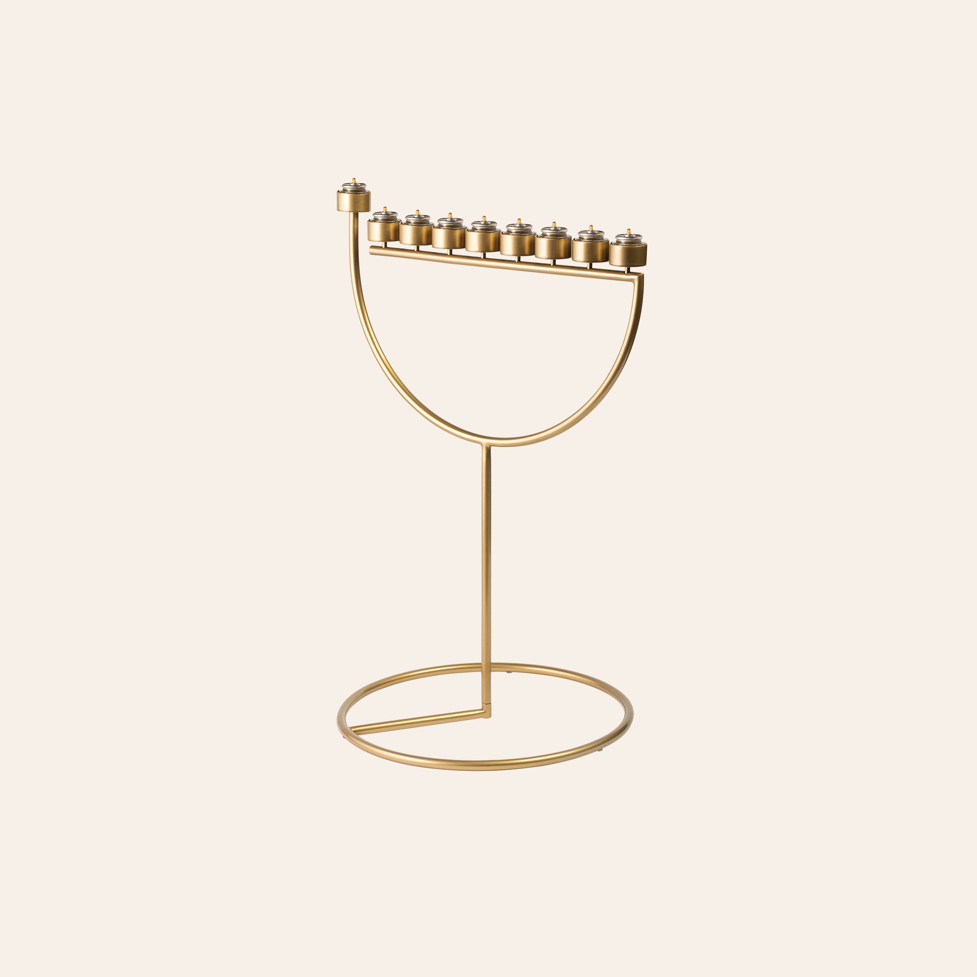 Crescent Menorah Mini