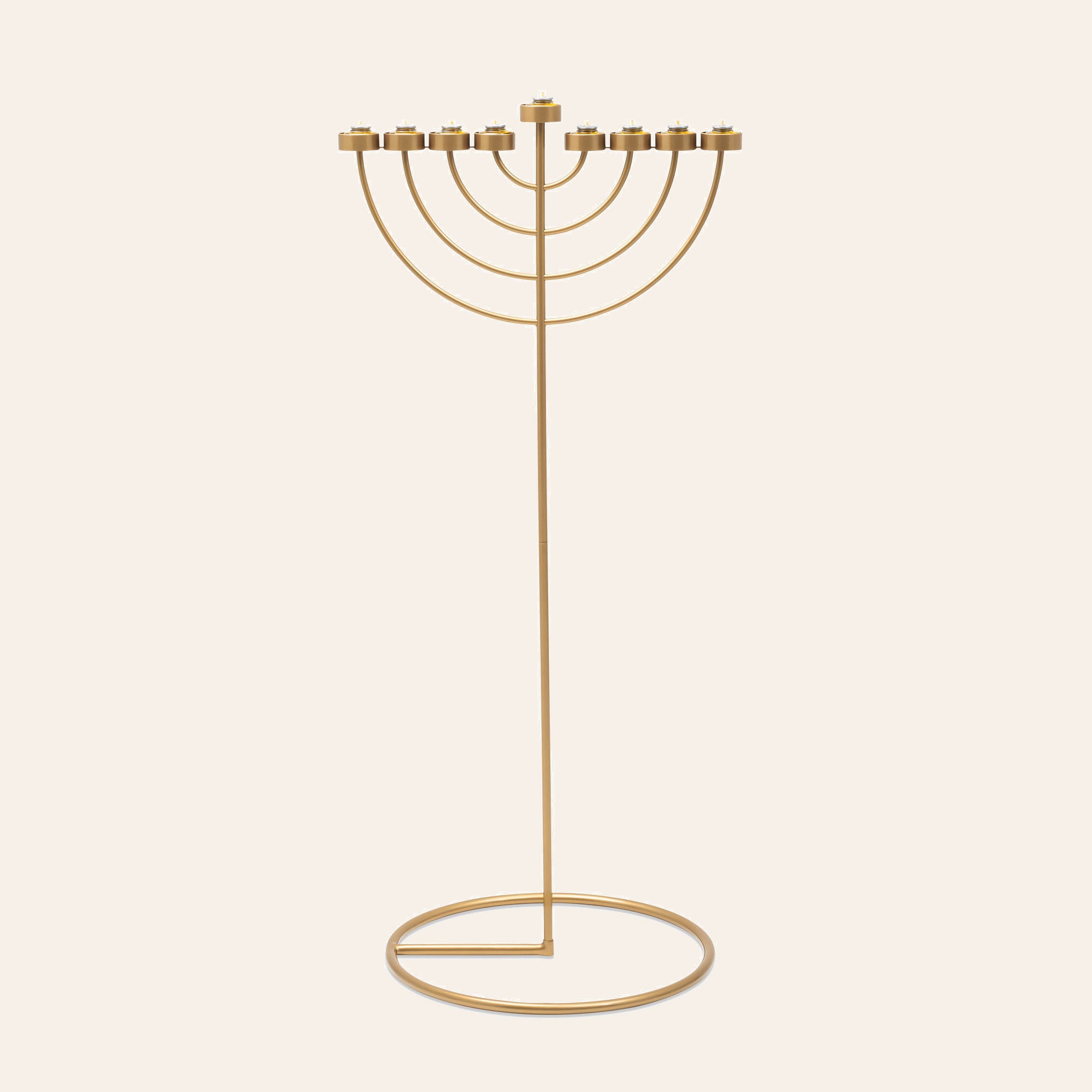 Jewish Hanukkah Menorahs